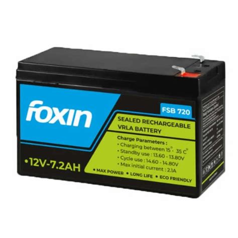 Ups Battery 7 2ah 12v Fsb 720 1year Brand Warranty Rechargeable Vrla Battery At ₹ 660 Piece