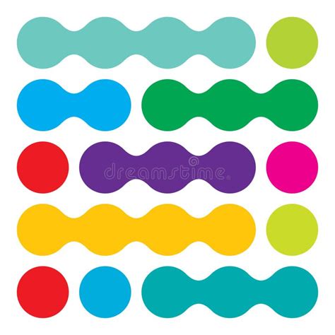 metaball connected dots circles pattern texture element stock vector