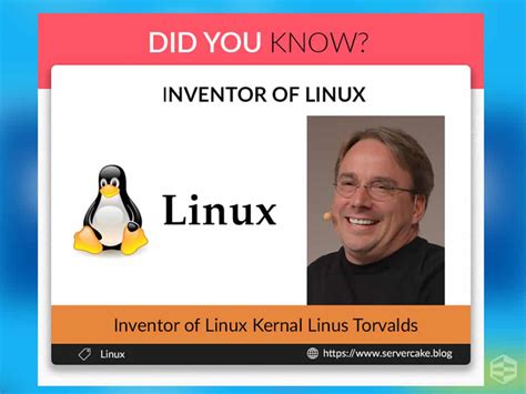 Inventor Of Linux ServerCake