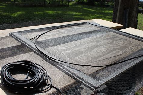 How To Rescreen A Window Easy DIY Repair For A Ripped Screene More Than