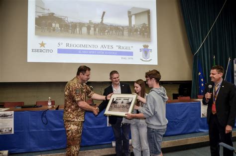 Il Grazie Del Malignani Al 5° Rigel E Agli Aviatori Dellesercito