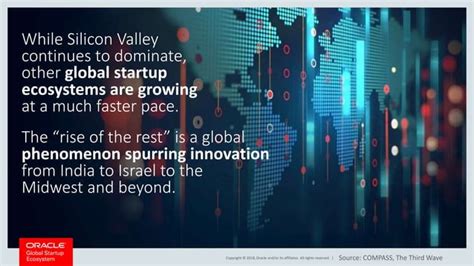 Oracle Global Startup Ecosystem Overview August 2018 Ppt