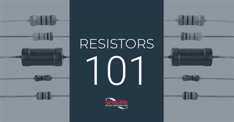 What Is A Resistor Different Types Of Resistors
