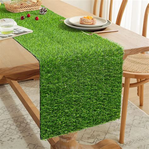 Grass Table Runner Easter Decorations 150 X 40 Cm Faux Grass Table