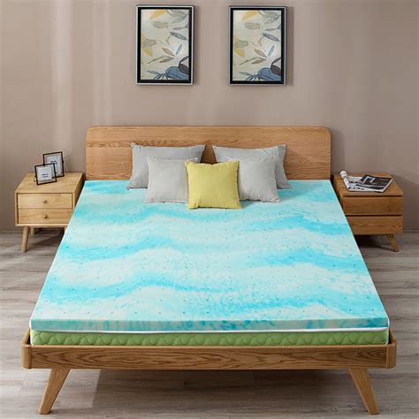 New Inch Thick Gel Memory Foam Mattress Topper Moisture Proof And Breathable Relieve