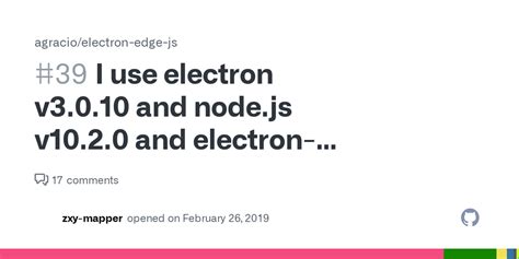 I Use Electron V And Node Js V And Electron Edge Js Have A Problem About Edge
