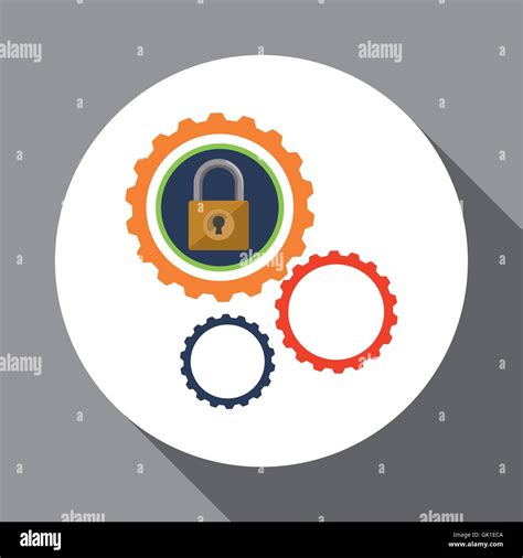 Data Security Design Protect Icon Data Center Illustration Vector Stock Vector Image And Art