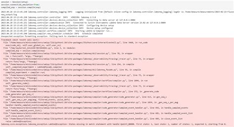 Bug Undeterministic Failed Compilation Of Feedback Experiments