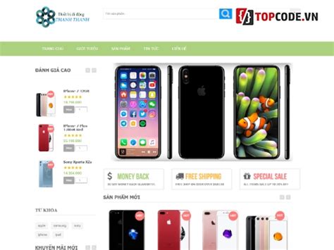 Full code web bán hàng điện thoại điện tử PHP