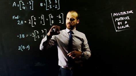 Multiplying Matrices By A Scalar Youtube