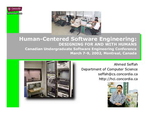 Pdf An Introduction To Human Centered Software Engineering