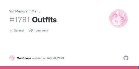 Outfits · Yimmenu Yimmenu · Discussion 1781 · Github