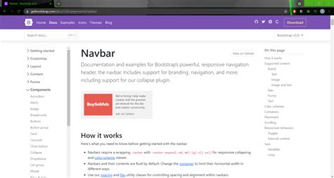 Membuat Navbar Di Bootstrap 5 Haltev