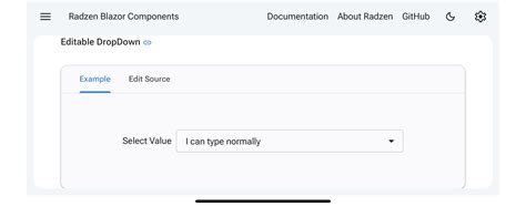 Textboxdropdown Field Radzenblazor Components Radzen
