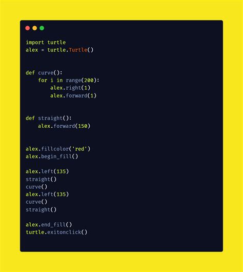 How To Draw A Heart In Python Turtle