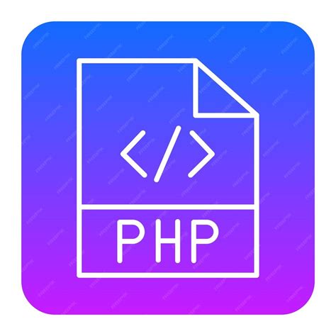 Premium Vector Php File Vector Illustration