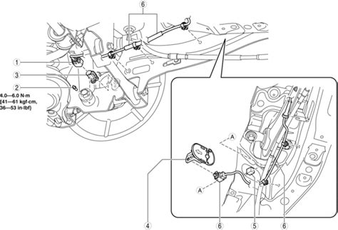 Mazda 3 Service Manual Rear Abs Wheel Speed Sensor Removal