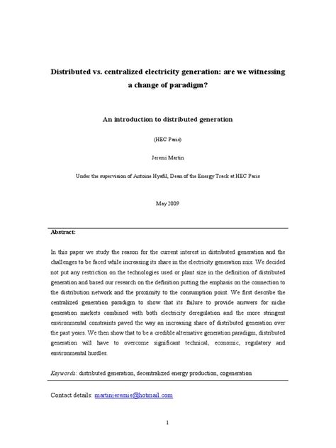 an introduction to distributed generation pdf distributed