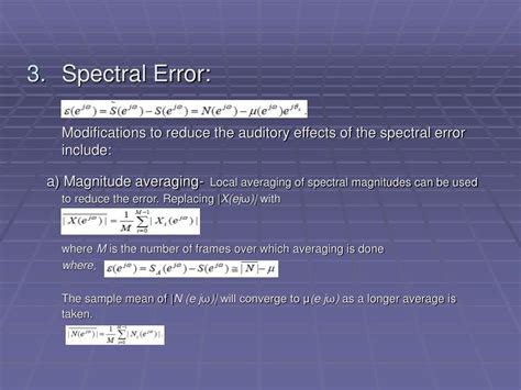 Ppt Speech Enhancement Using Spectral Subtraction Powerpoint