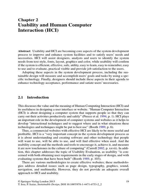 usability and human computer interaction hci pdf human computer