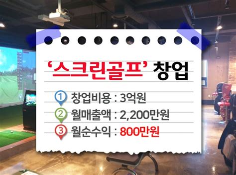 수원 스크린골프 창업과 골프존 창업비용 네이버 블로그