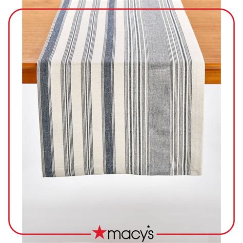 Tableau Hammond Woven Stripe Table Runner 72 Striped Table Runner Striped Table Table Runners
