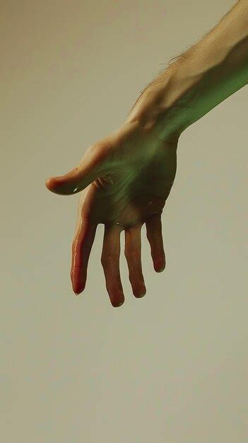 Hand Reaching Down Premium Ai Generated Image