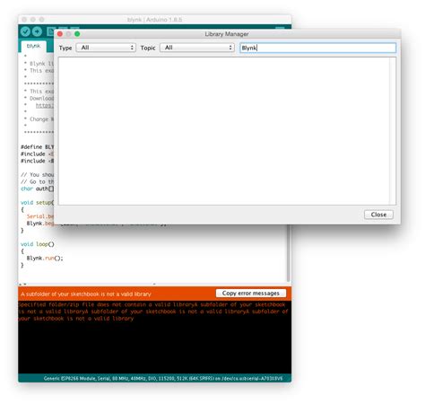SOLVED Can T Load Library Hardware And Blynk Libraries Blynk Community