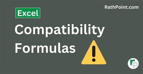 Compatibility Formulas In Excel