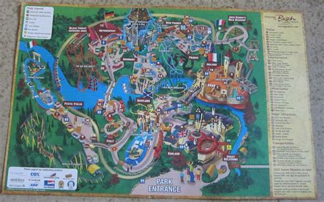 Map Of Busch Gardens Williamsburg Picture 166 Map 1 Busch Gardens Map