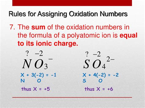 PPT Oxidation States PowerPoint Presentation Free Download ID