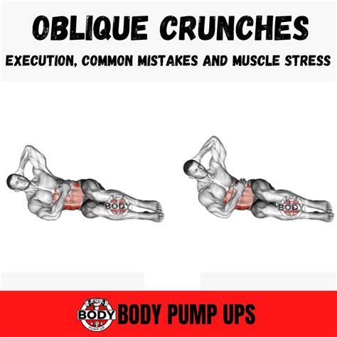 Oblique Crunches Workout Abs Oblique Press Oblique Crunches How To