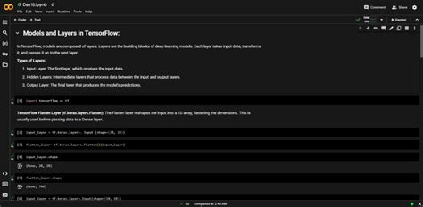 Pratham Singh Bagdi On Linkedin 🚀 Day 15 Mastering Layers In Tensorflow 🚀 Todays Focus Was