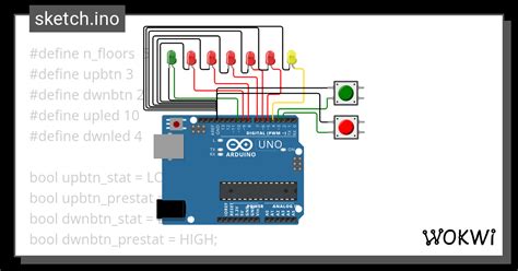 Elevator20 Wokwi Esp32 Stm32 Arduino Simulator