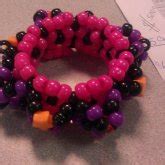 Pink Purple And Orange Kandi By Spookbat Kandi Photos On Kandi Patterns