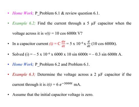 Capacitors And Inductors Linear Circuit Analysis Ppt