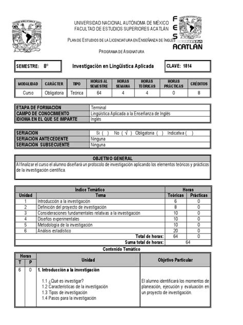 Investigacion En Linguistica Aplicada Pdf Evaluación Aprendizaje
