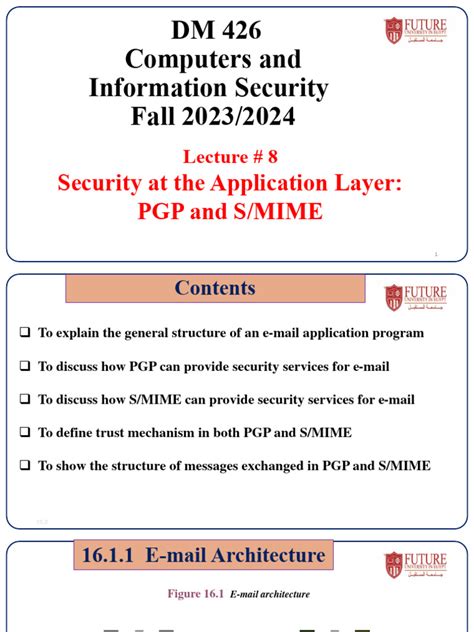 Lecture 8 Security At The Application Layer Pdf Public Key Certificate Cryptography