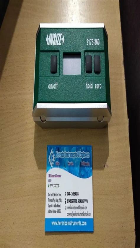 metal digital level and protractor make insize 0 1 deg at ₹ 7000