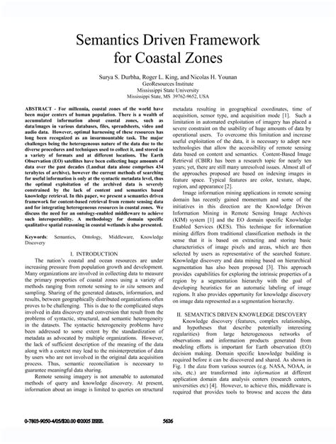 semantics driven framework for coastal zones ieee conference