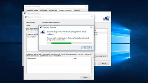 How To Restore Your Computer Back To An Earlier Time Windows System Restore