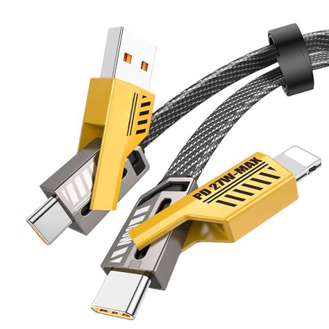 4 in 1 multi charging cable 65w fast charging shop today get it