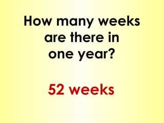 Years Months Days Ppt
