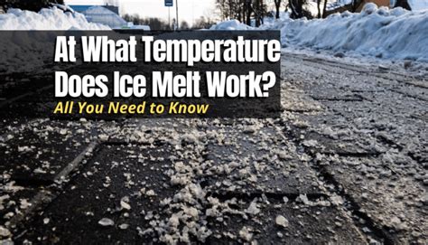 At What Temperature Does Ice Melt Work 10 Examples The Backyard Pros