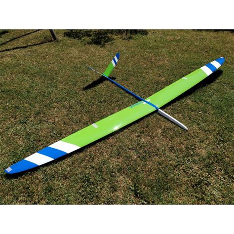 Rc Gliders Baudis Pitbull F3f Full Carbon Strong Green White Blue 2