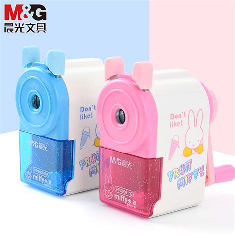 晨光米菲手摇削笔器学生用儿童多功能手摇卷笔刀转笔刀铅笔削笔器 虎窝淘