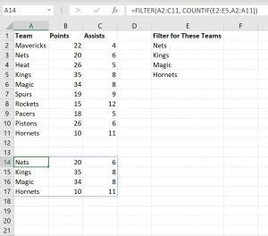 How To Filter By List Of Values In Excel