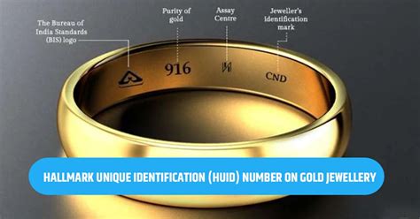 Hallmark Unique Identification Huid Number On Gold Jewelry
