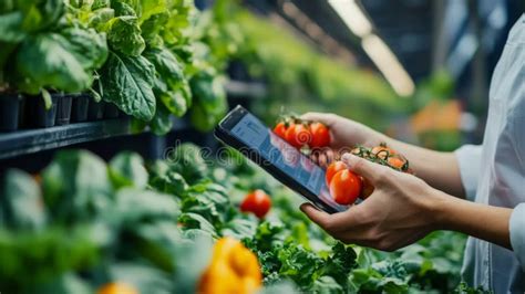 Optimizing Food Supply Chains With Ai Technology In Agriculture Stock Illustration