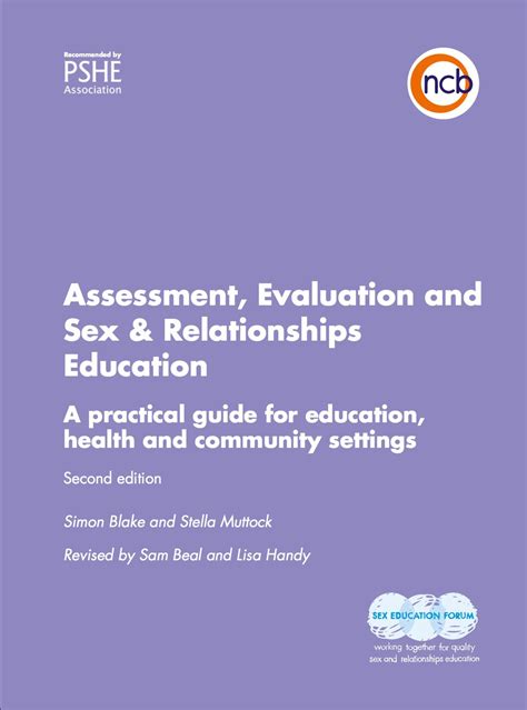 Assessment Evaluation And Sex And Relationships Education A Practical